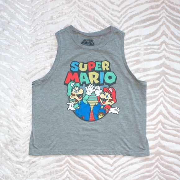 Nintendo | Tops | Bundle 25 Super Mario Bros Sleeveless Crop Top ...